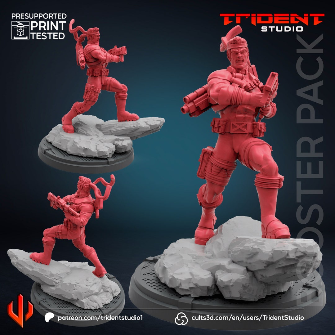 F Man- Fan Art by Trident Studios - Hero - RPG - Etsy