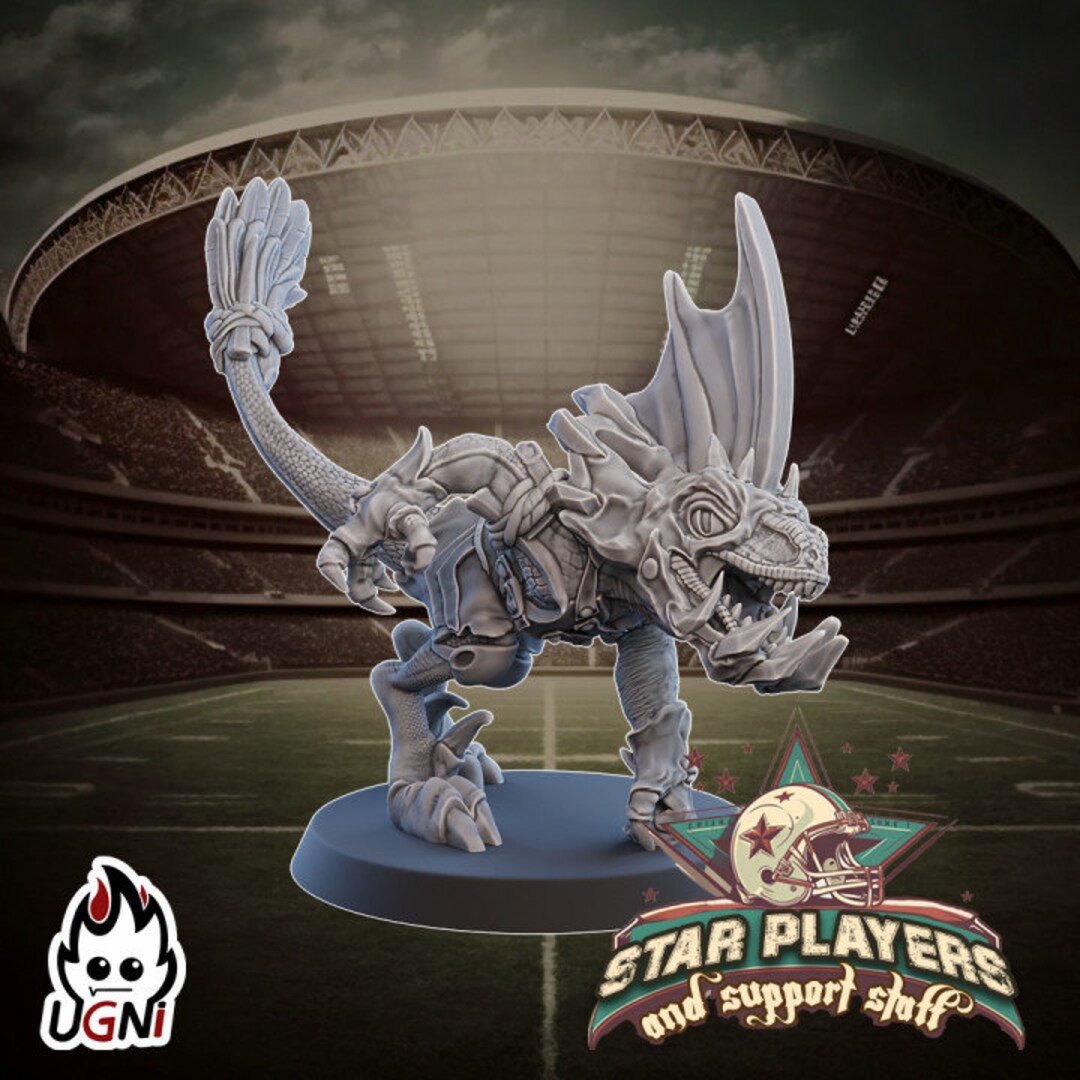 Lizard Star Player V2 -fantasy Football Compatible - Etsy