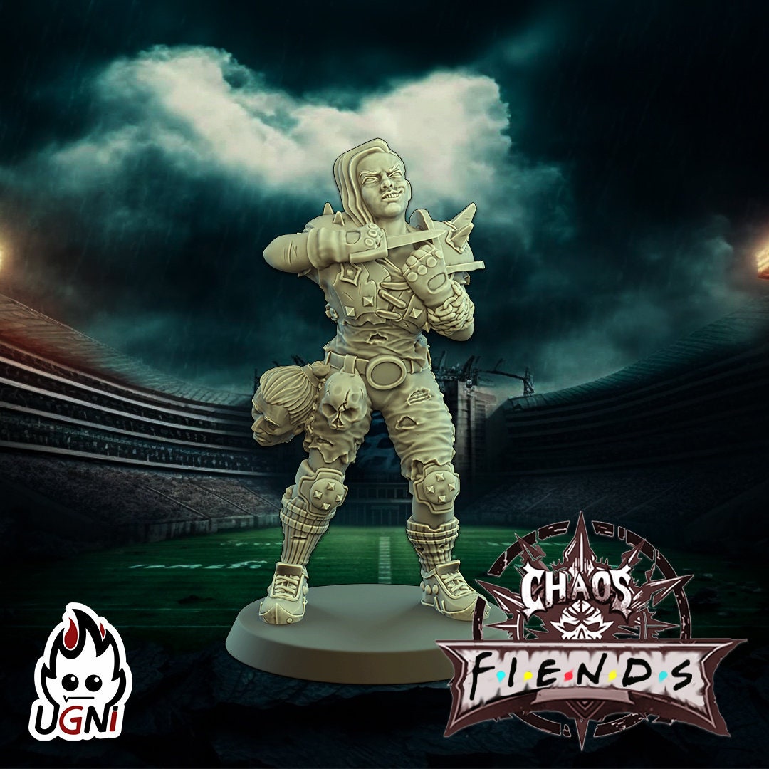 Fiend Human Lineman #6 - Fiends of Chaos Team -fantasy Football Compatible - Etsy