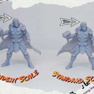 Elastic Man Miniature -45mm Base - Fan Art by Trident Studios - Hero - RPG - Etsy