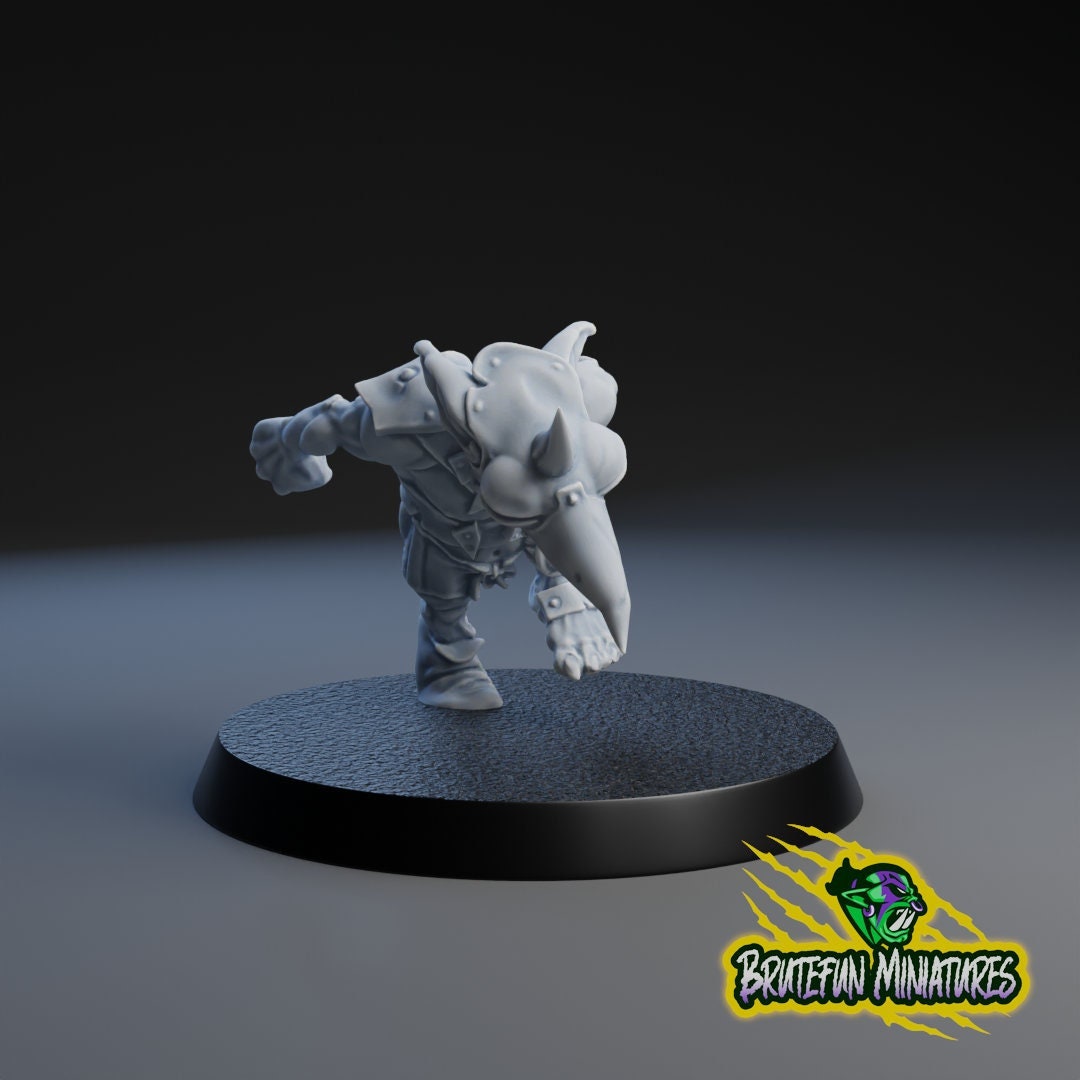 Big Orks Team - Goblin Linemen 6 -fantasy Football Compatible - Etsy ...
