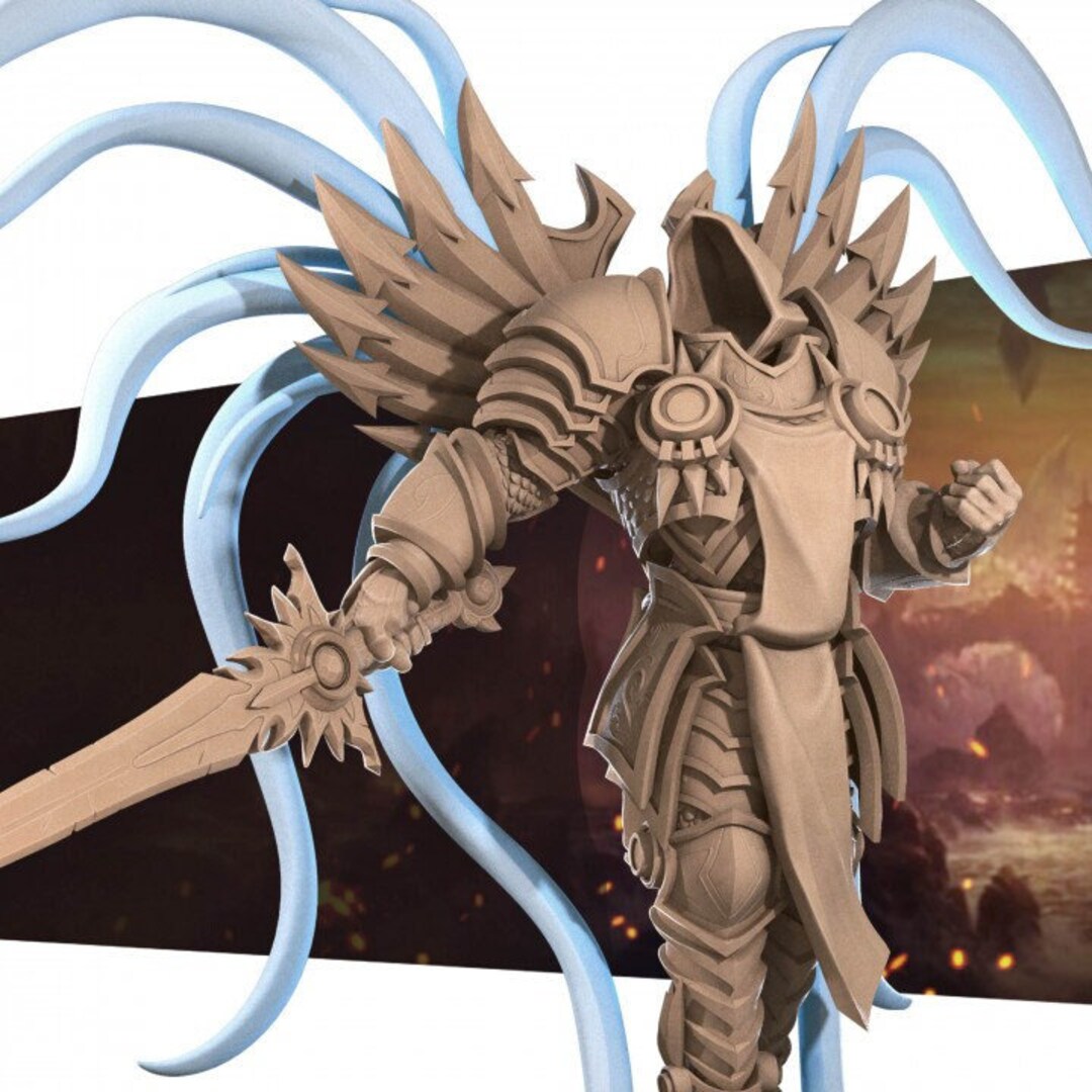 Seraphim of Justice Bite the Bullet Scifi fantasy D&D-3D Printed ...