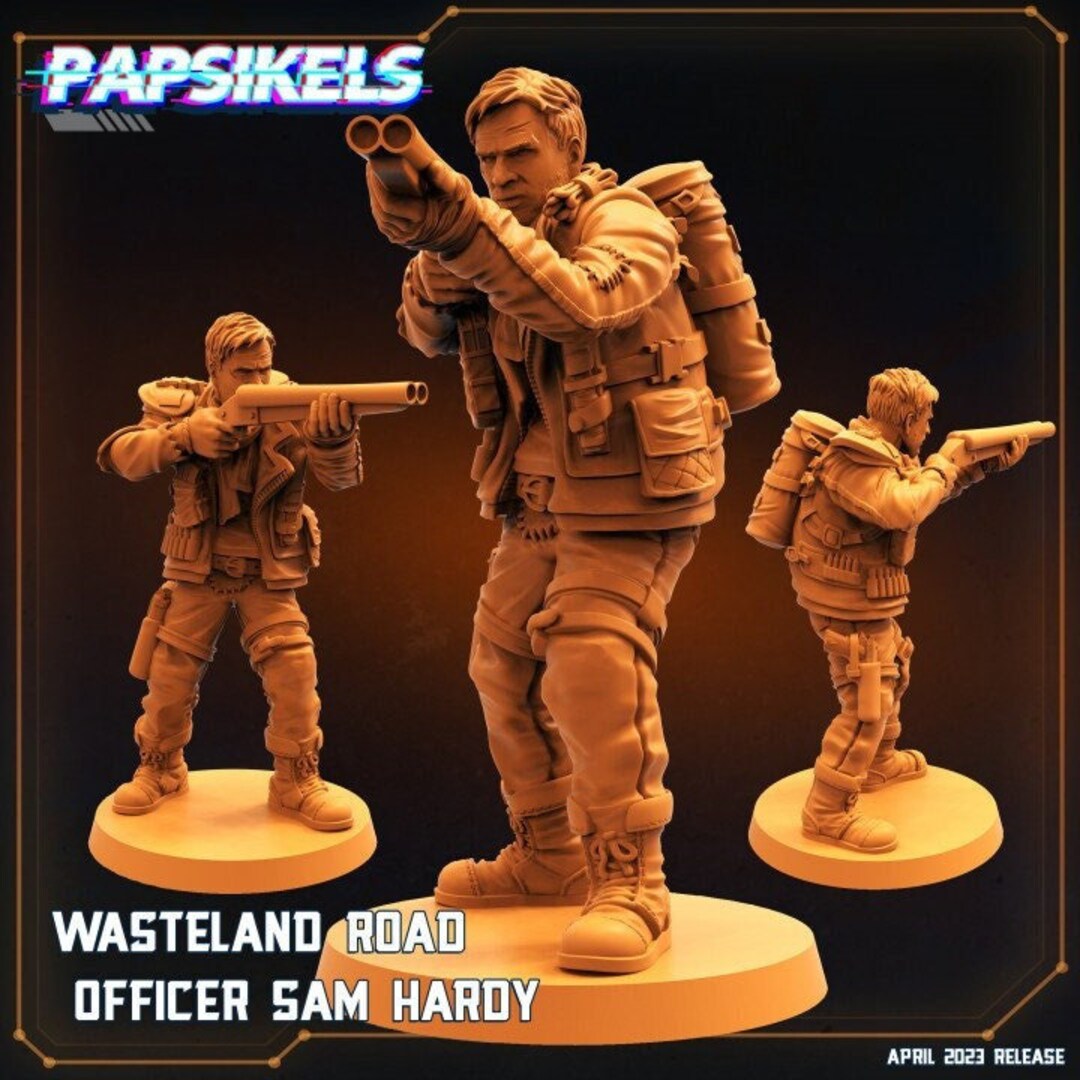 Officer Sam Hardy scifi 32mm RPG - Etsy