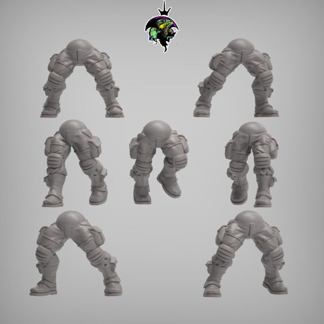 Spacenam Legs Bits-spacenam Jungle Fighters-3d Printed Miniatures ...