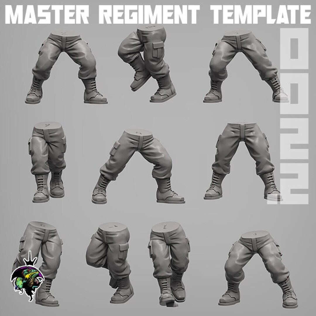 Spacenam Legs Bits Alternative-spacenam Jungle Fighters-3d Printed ...