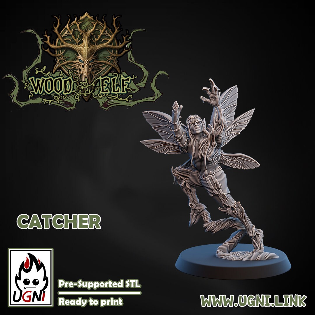 Elf Catcher Different Versions -wood Elf Team -fantasy Football ...