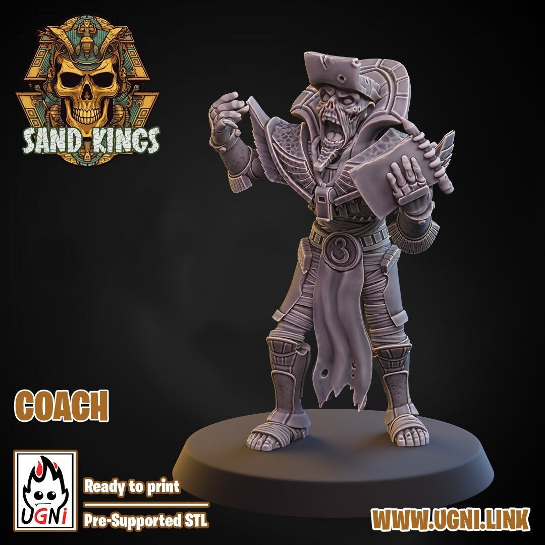 Skeleton Coach sand Kings Team fantasy Football Compatible - Etsy