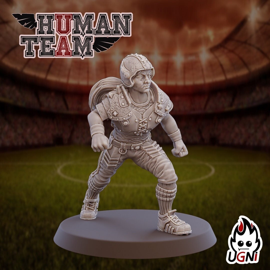 Human Team Linemen 1 fantasy Football Compatible - Etsy Australia