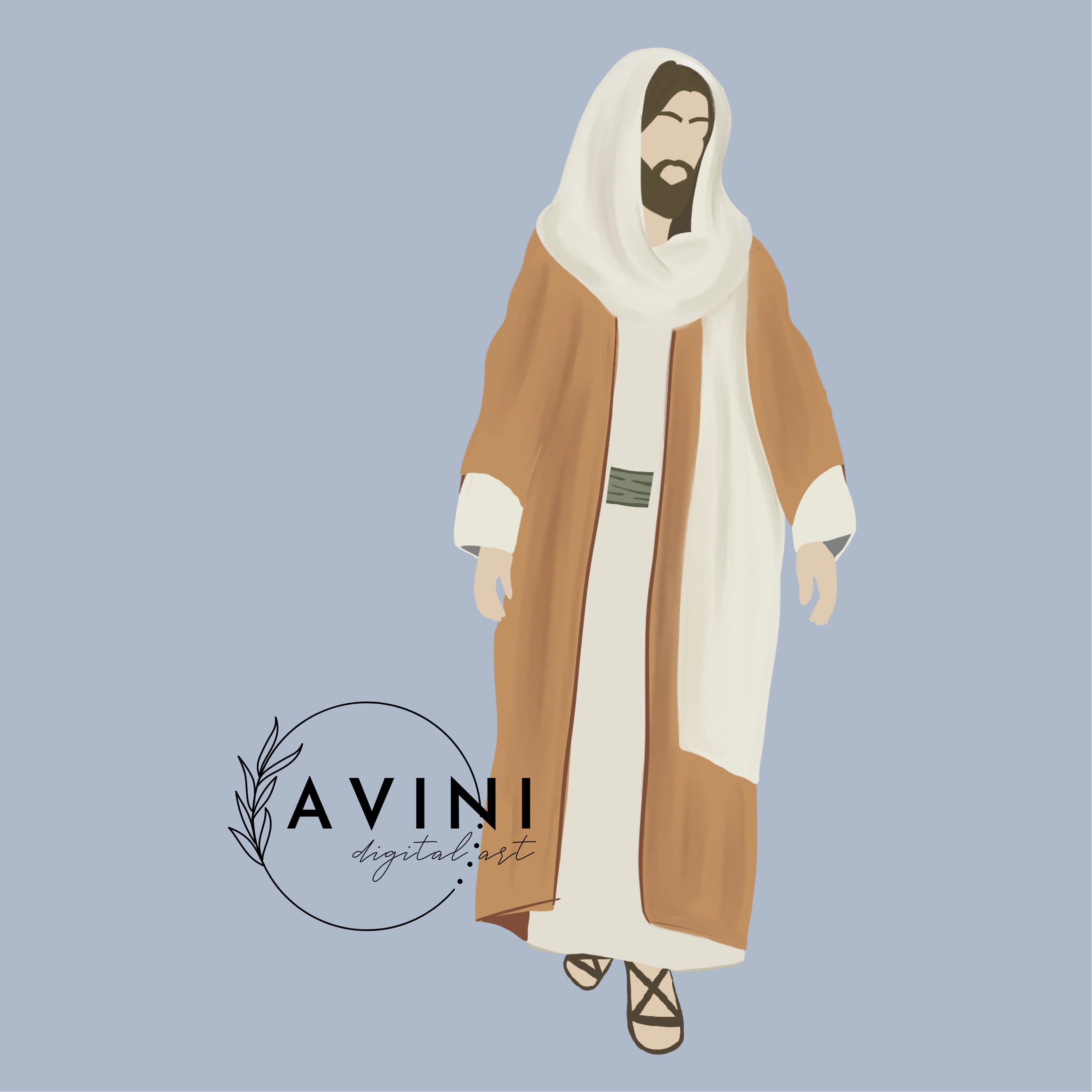 Clip Art, Jesus, Biblical, PNG, - Etsy