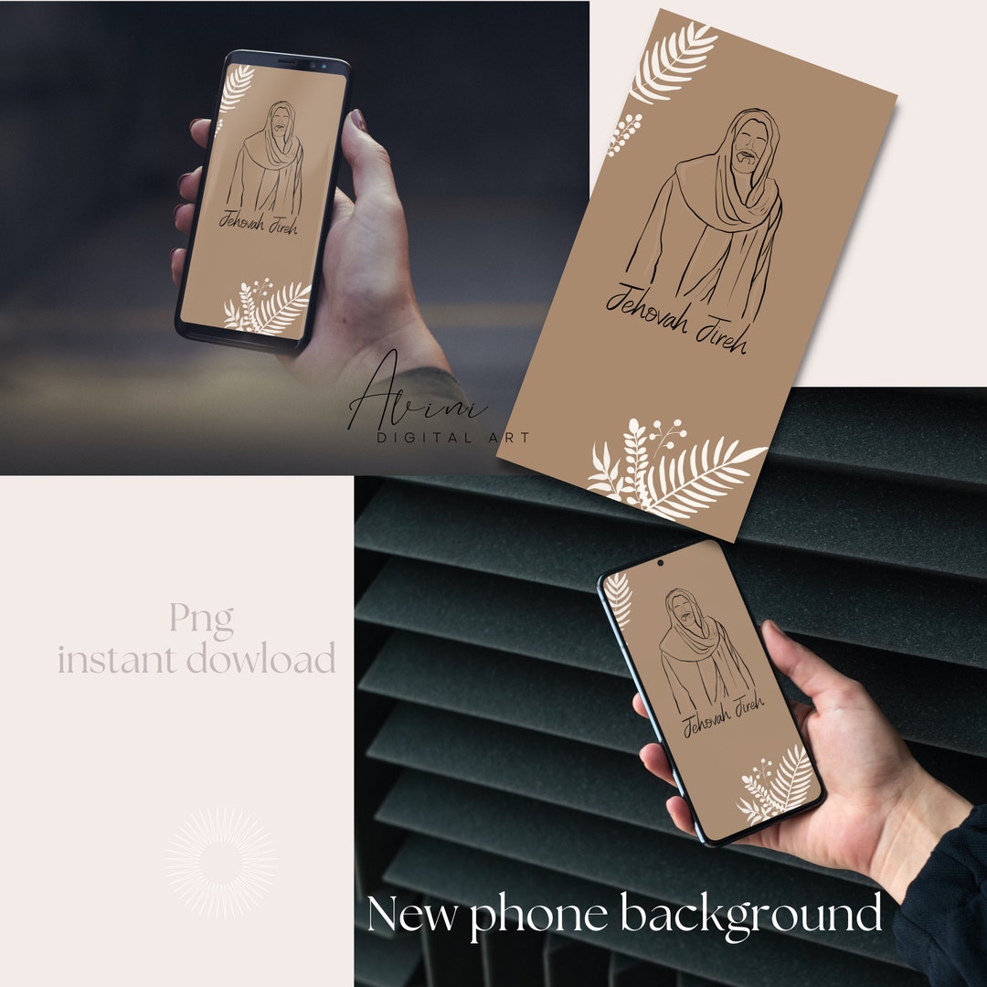 CHRISTIAN PHONE WALLPAPER, Png, Instant Dowload - Etsy