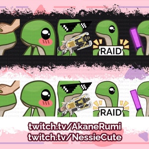 Nessie Apex Legends Emotes for Twitch / Discord Pack 2 Nessy Cute - Etsy