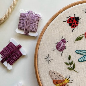 Insects Embroidery Pattern, PDF Pattern With Instruction, Beginner DIY ...