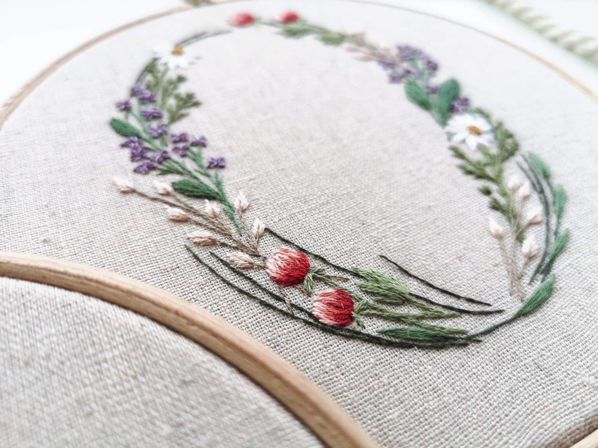Embroidery Pattern PDF Embroidery Design 26 Letterfloral - Etsy