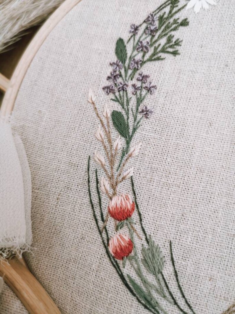 Embroidery Pattern PDF Embroidery Design 26 Letterfloral - Etsy