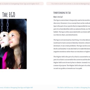 The Path to Self-discovery EGO Vs Higher-self - Etsy