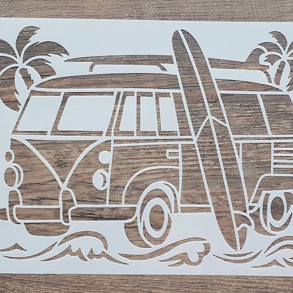 Vw bus stencil - Etsy.de