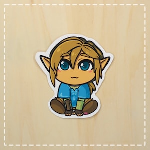 Link Outfits Cute Stickers Set of 5 Legend of Zelda BOTW - Etsy