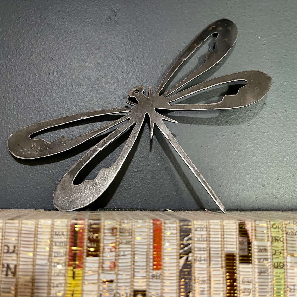 Metal Art Dragonfly Mobile Tree Hanger - Etsy