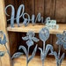 Sleep Word Metal Wall Art Script Sign - Etsy