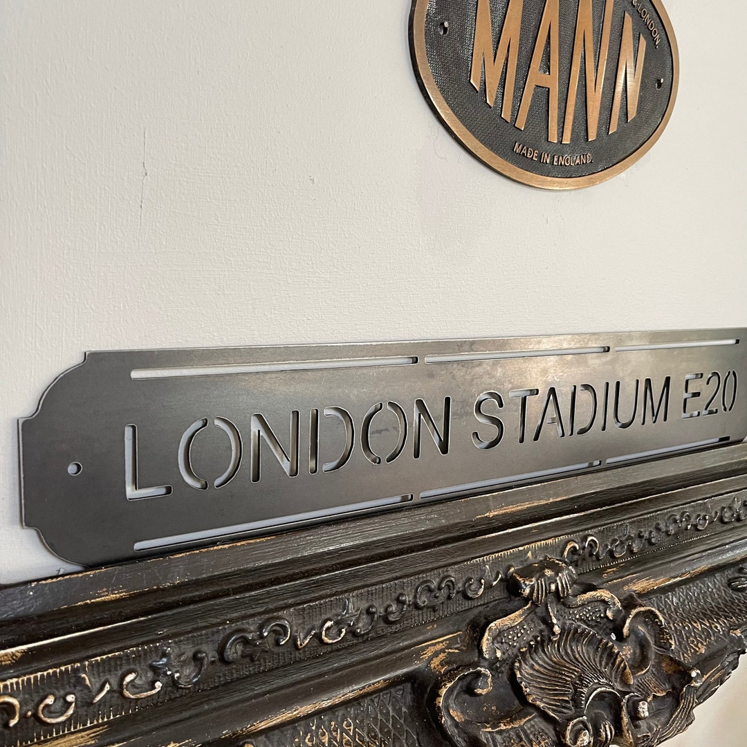 London Stadium E20 Westham Football Club Metal Street Sign - Etsy UK
