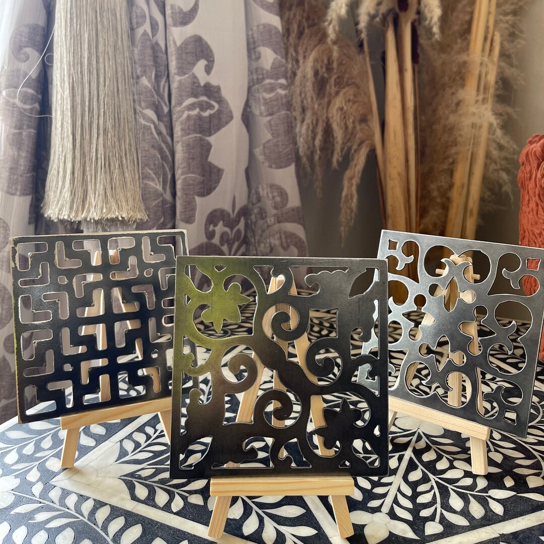 Moroccan Metal Art Fret Work Panel, Mobile - Etsy
