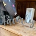 Sleep Word Metal Wall Art Script Sign - Etsy