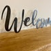 Sleep Word Metal Wall Art Script Sign - Etsy