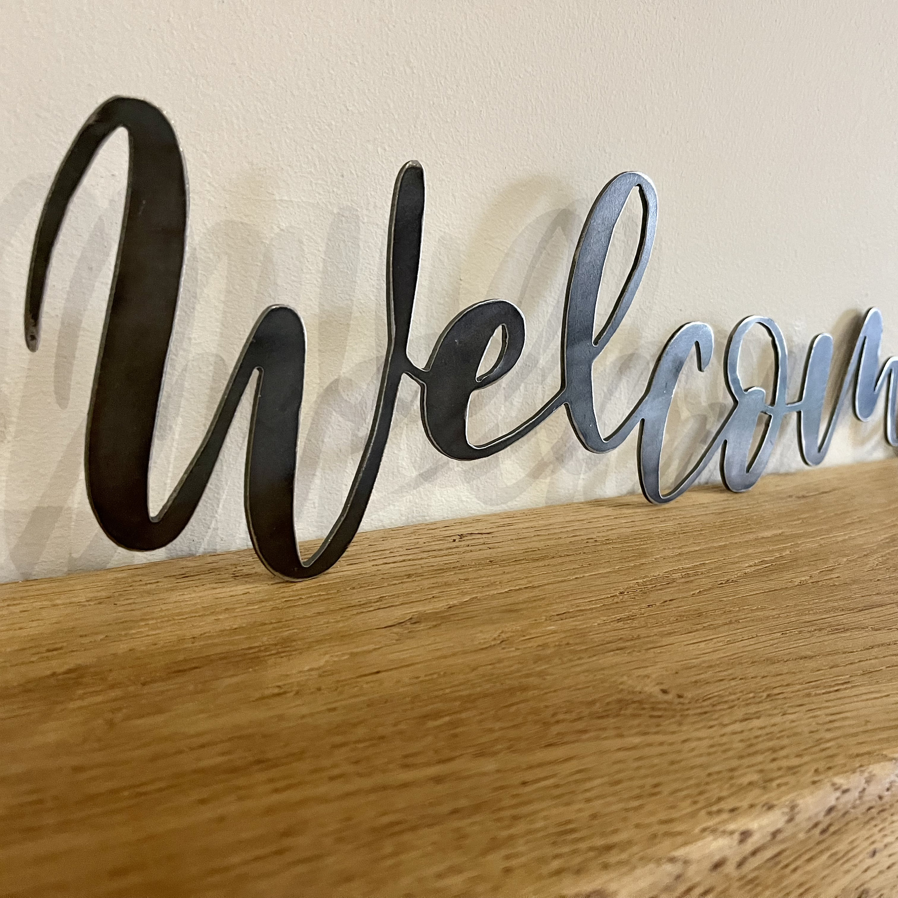 Sleep Word Metal Wall Art Script Sign - Etsy