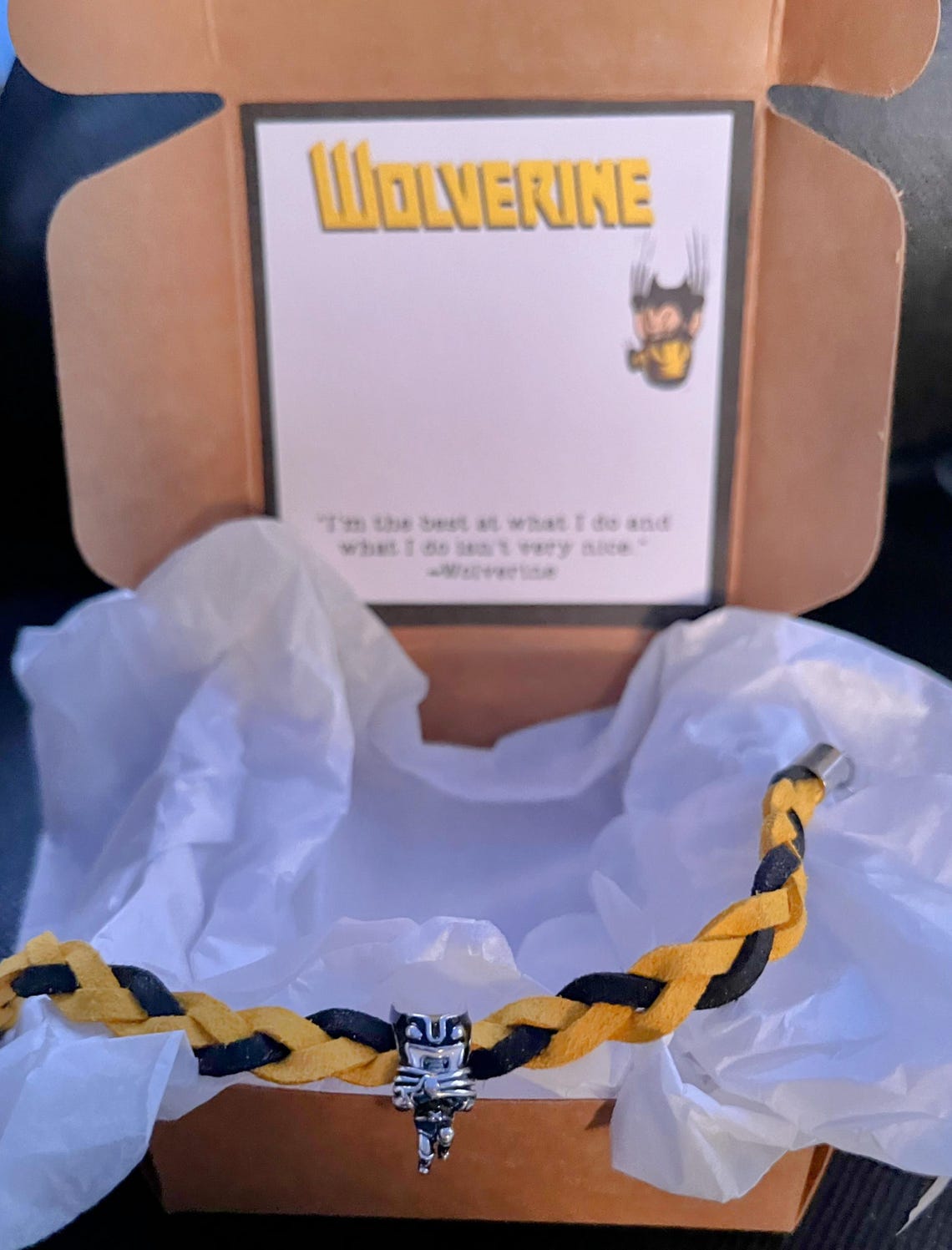 Wolverine Faux Suede Bracelet - Etsy