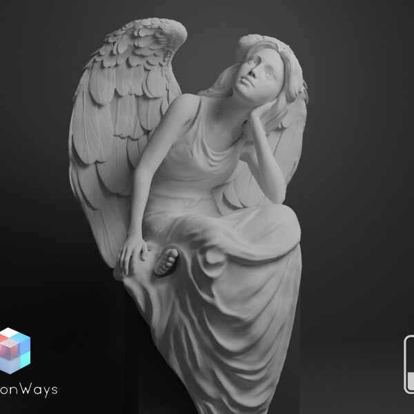 Angel Stl File - Etsy