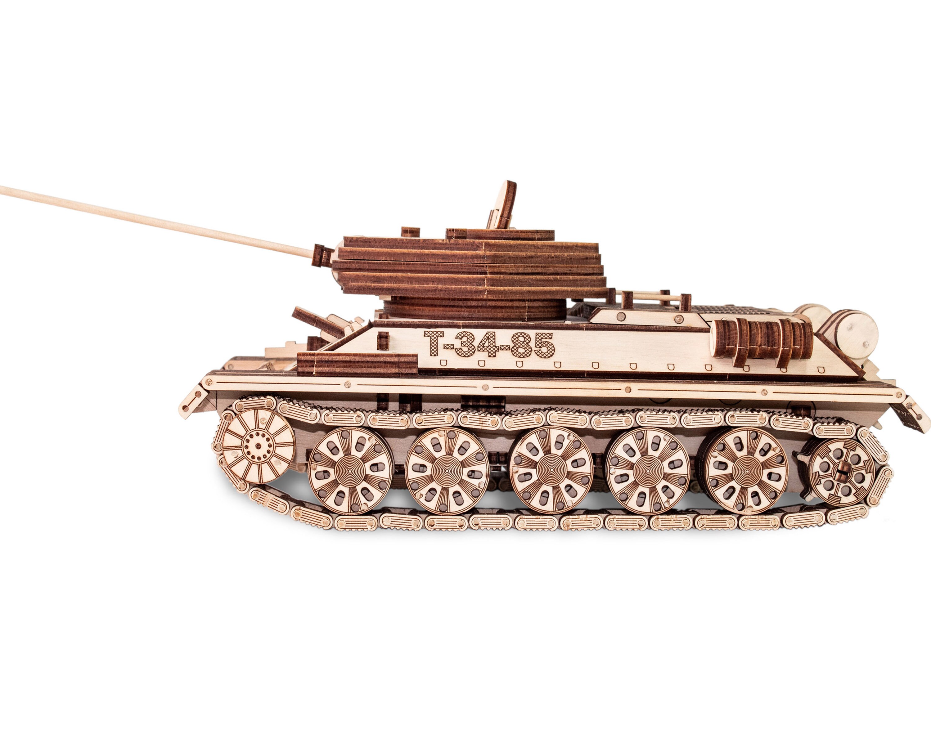 3d Wooden Mechanical Model 3d Puzzle for Adults Army Tank Adult Craft ...