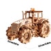 3d Mechanical Wooden Model Tractor 3d Puzzle Assembly Adult Craft Kit ...