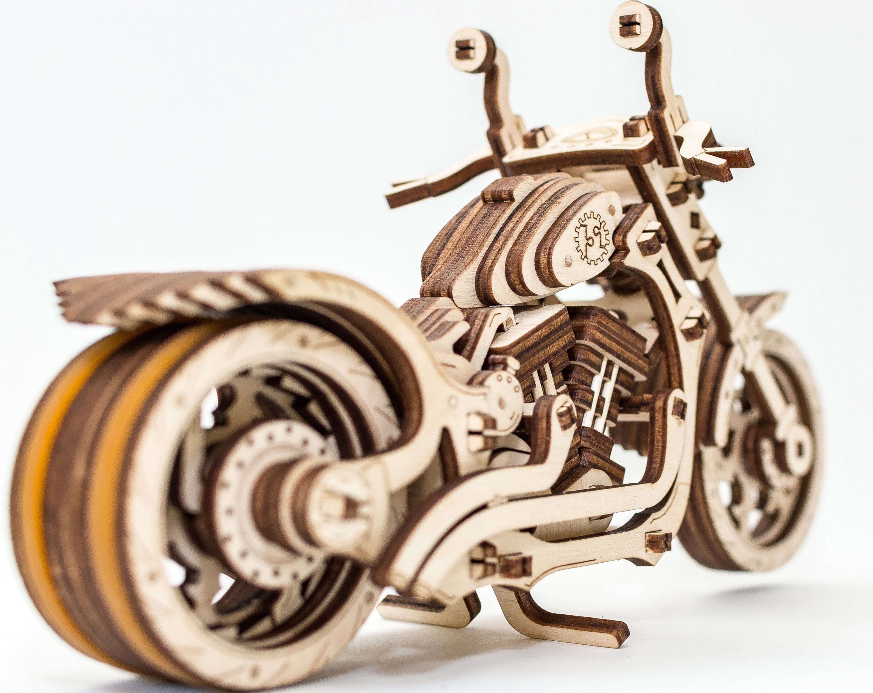 Mechanical Model Kit 3d Wooden Puzzle for Adults Motorcycle - Etsy