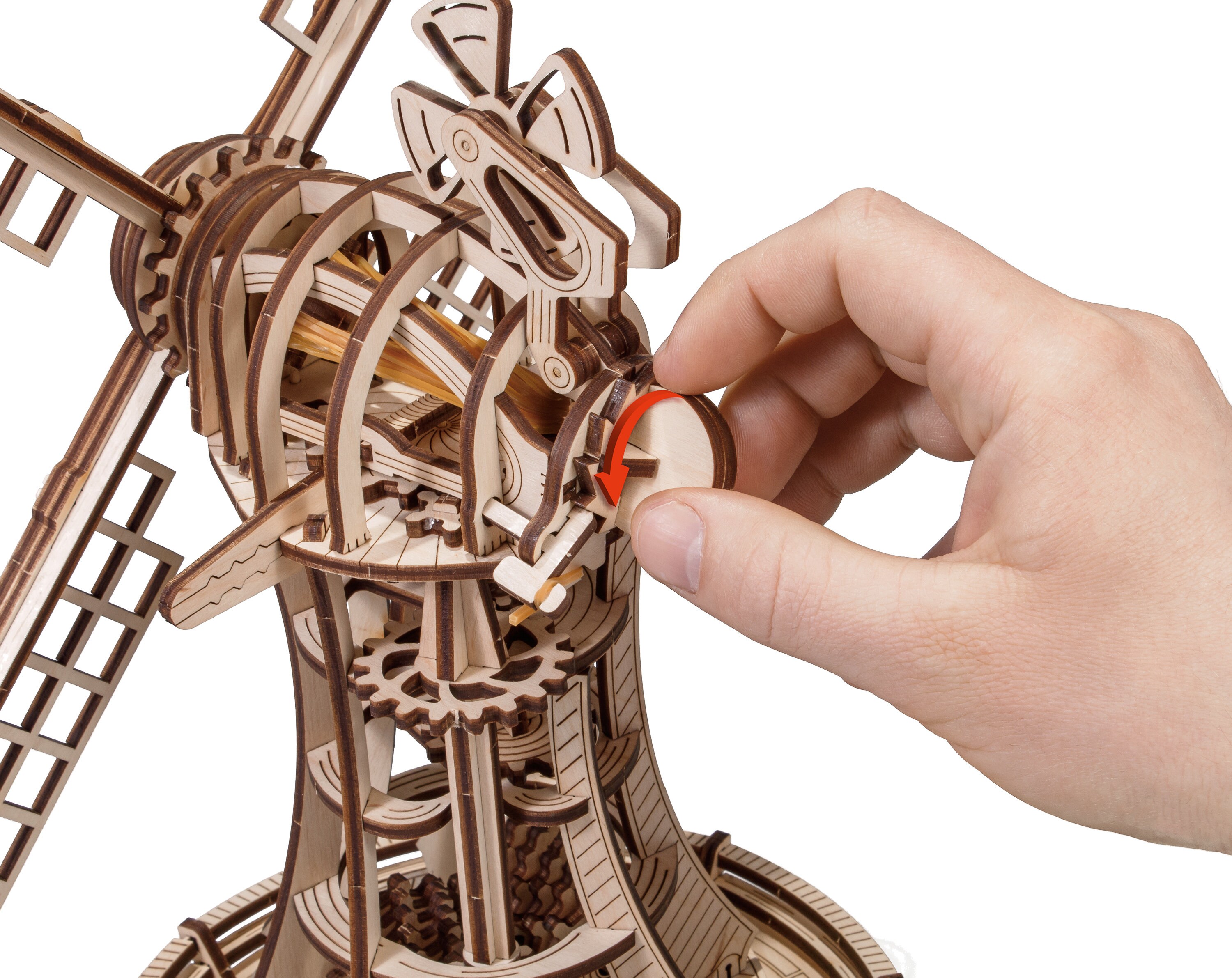 3d Wooden Model Kit Windmill Mechanical Model Adult Craft Kits 3d-puzzle - Etsy