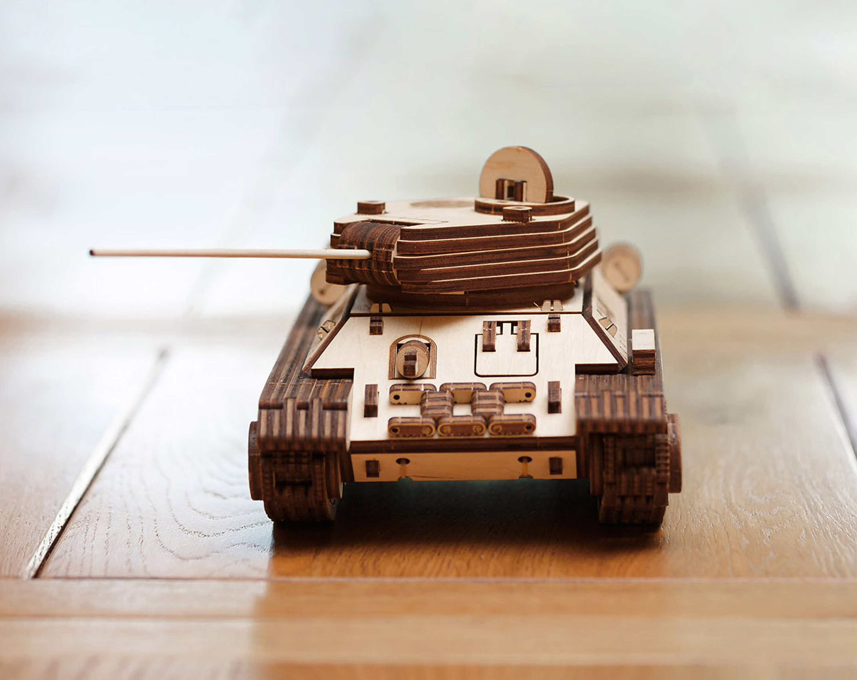 3d Wooden Mechanical Model 3d Puzzle for Adults Army Tank Adult Craft ...
