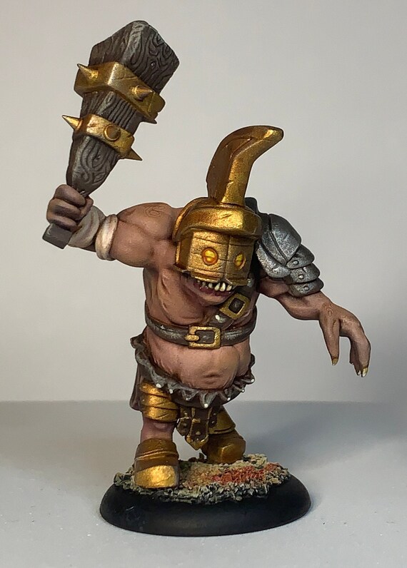 Hand Painted Gladiator Ogre | Etsy