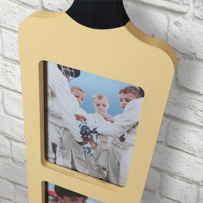 Cricket Bat Photo Frame Holds Three 6x4 Inch Photos Wall-mounted or ...