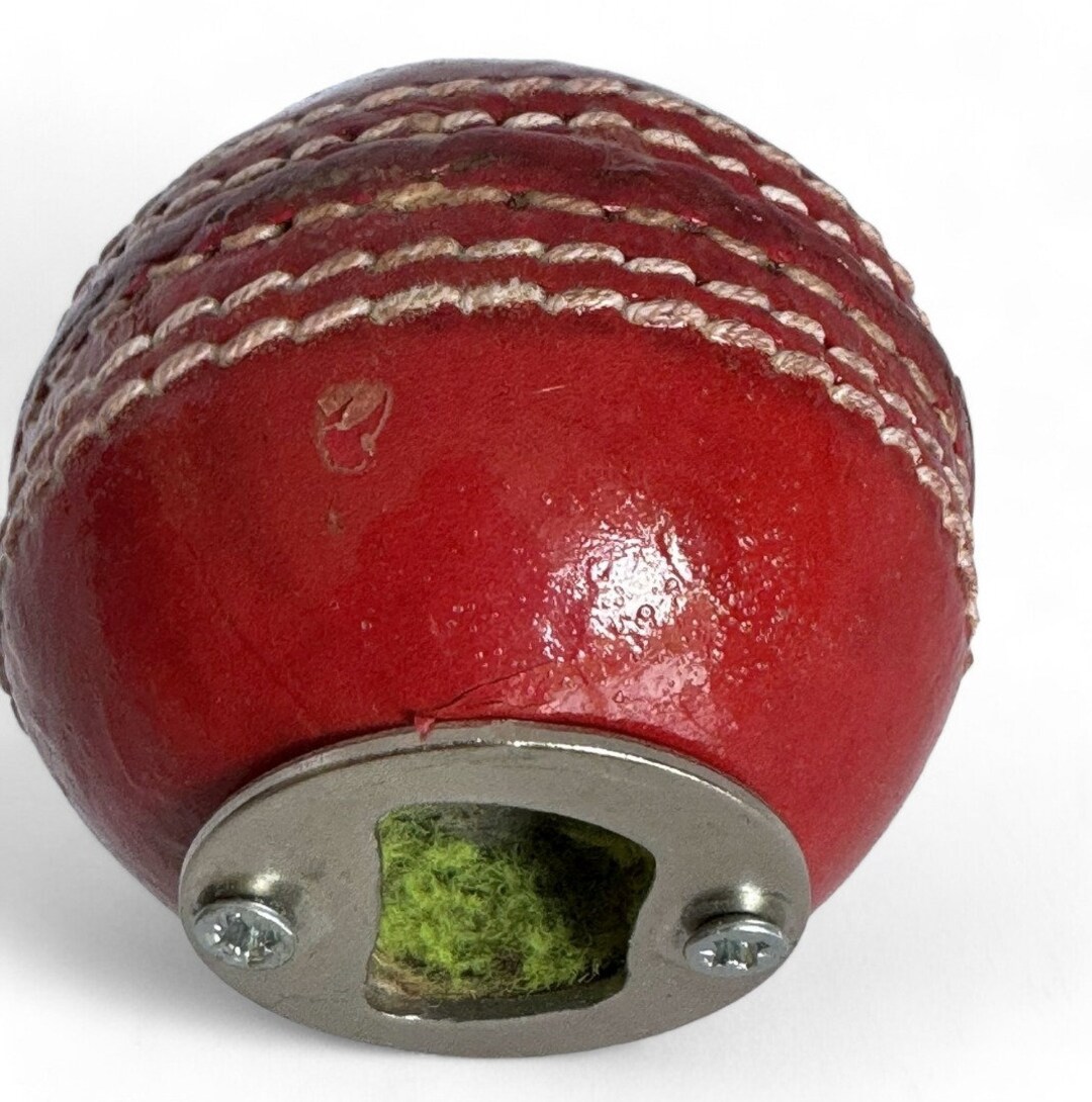 Cricket-gifts Recessed Real Cricket Ball Bottle Opener - Etsy