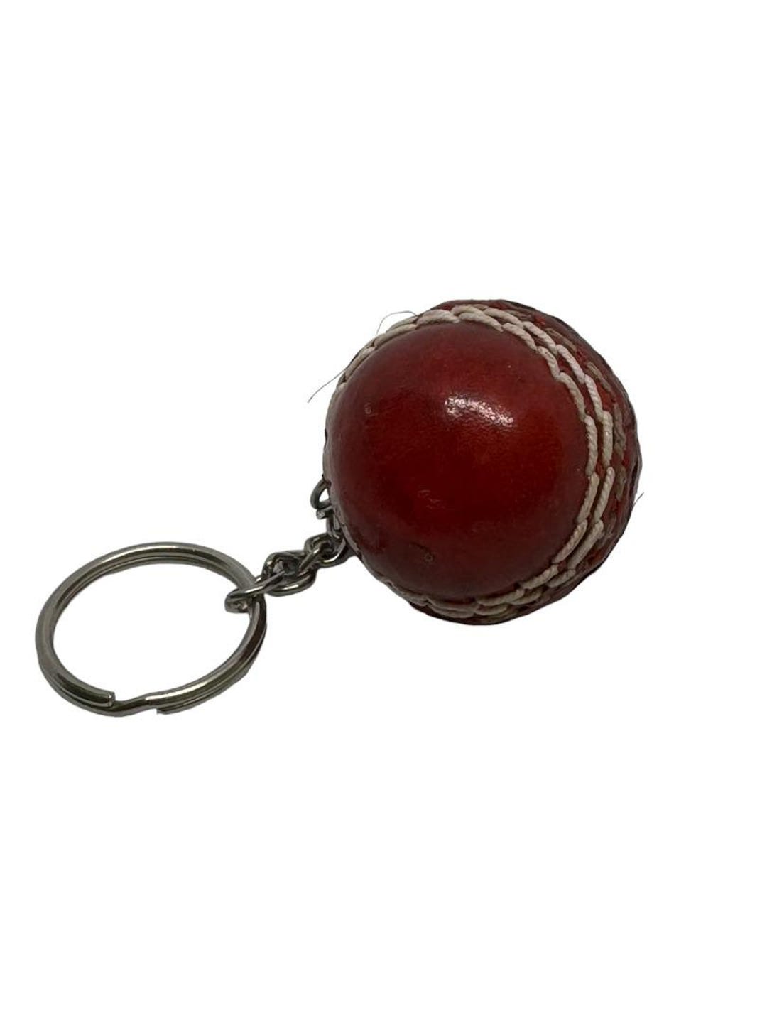 Handmade Leather Cricket Ball Keyring: UK Crafted Sports Gift - Etsy