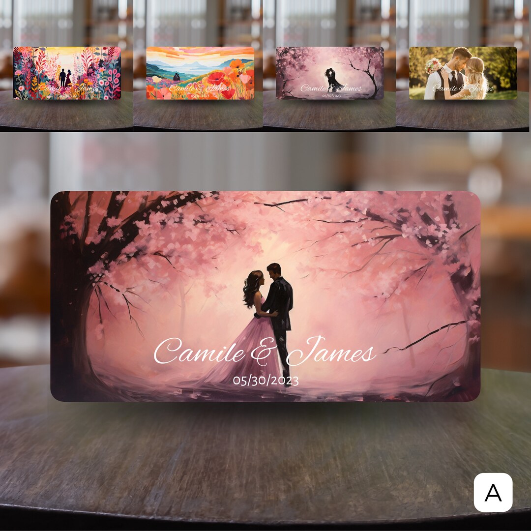 Custom License Plate Frame, Valentine Couple, License Plate Sign, I ...