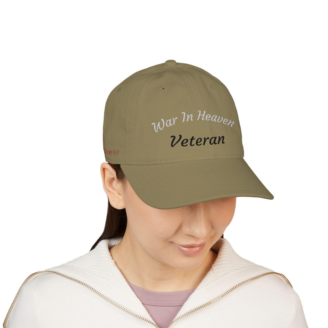 War in Heaven Veteran Cap With Scripture - Etsy