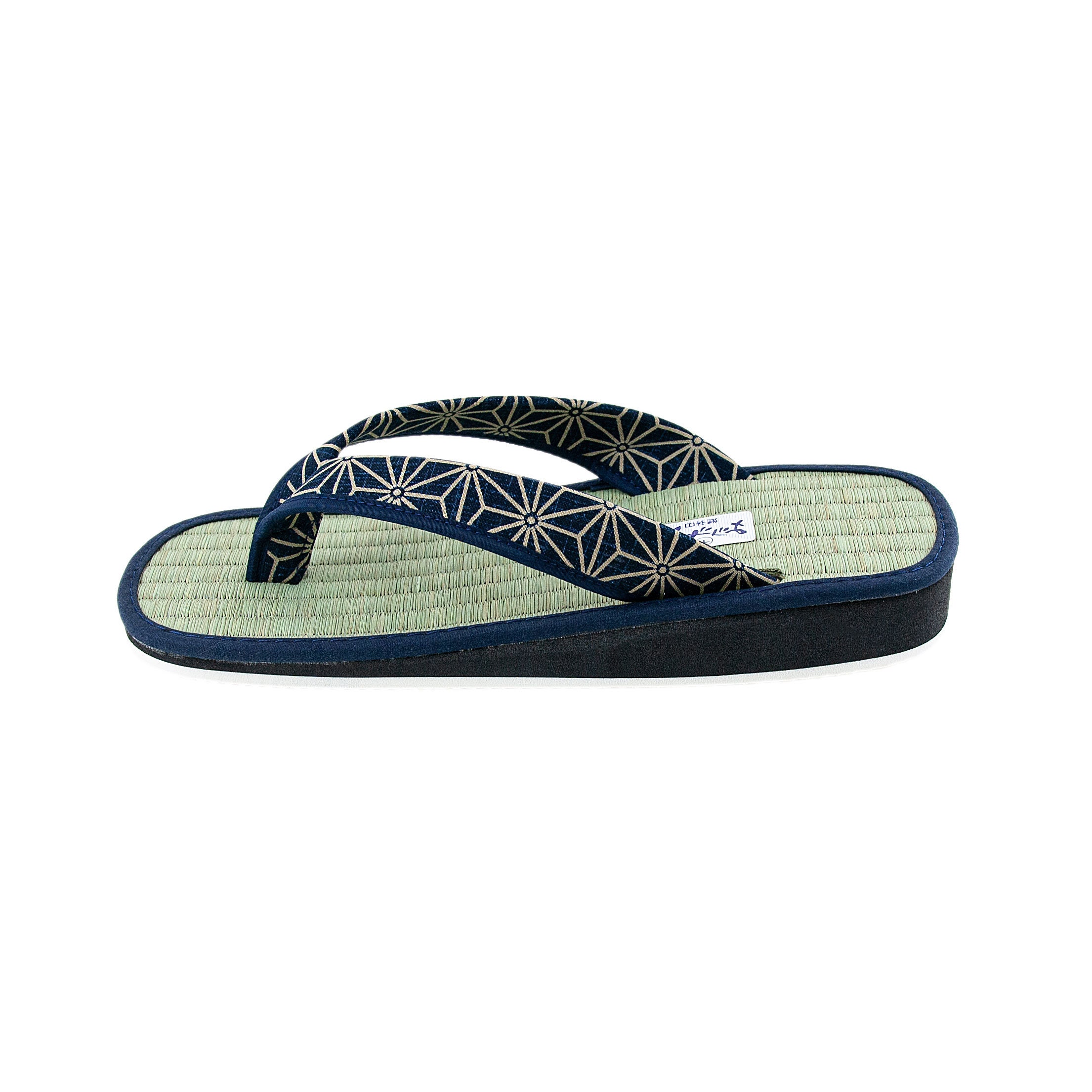 Japanese Tatami Sandals | Seigaiha Rice Straw Zori | Traditional Geta ...