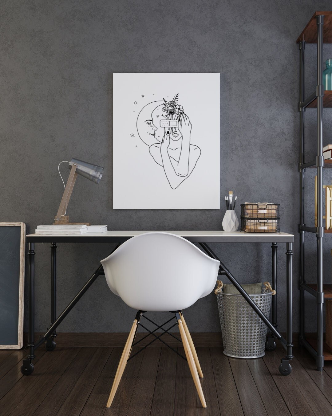 Sleepy Mind [printable Wall Art, Sleep Wall Art Print, Minimalistic ...