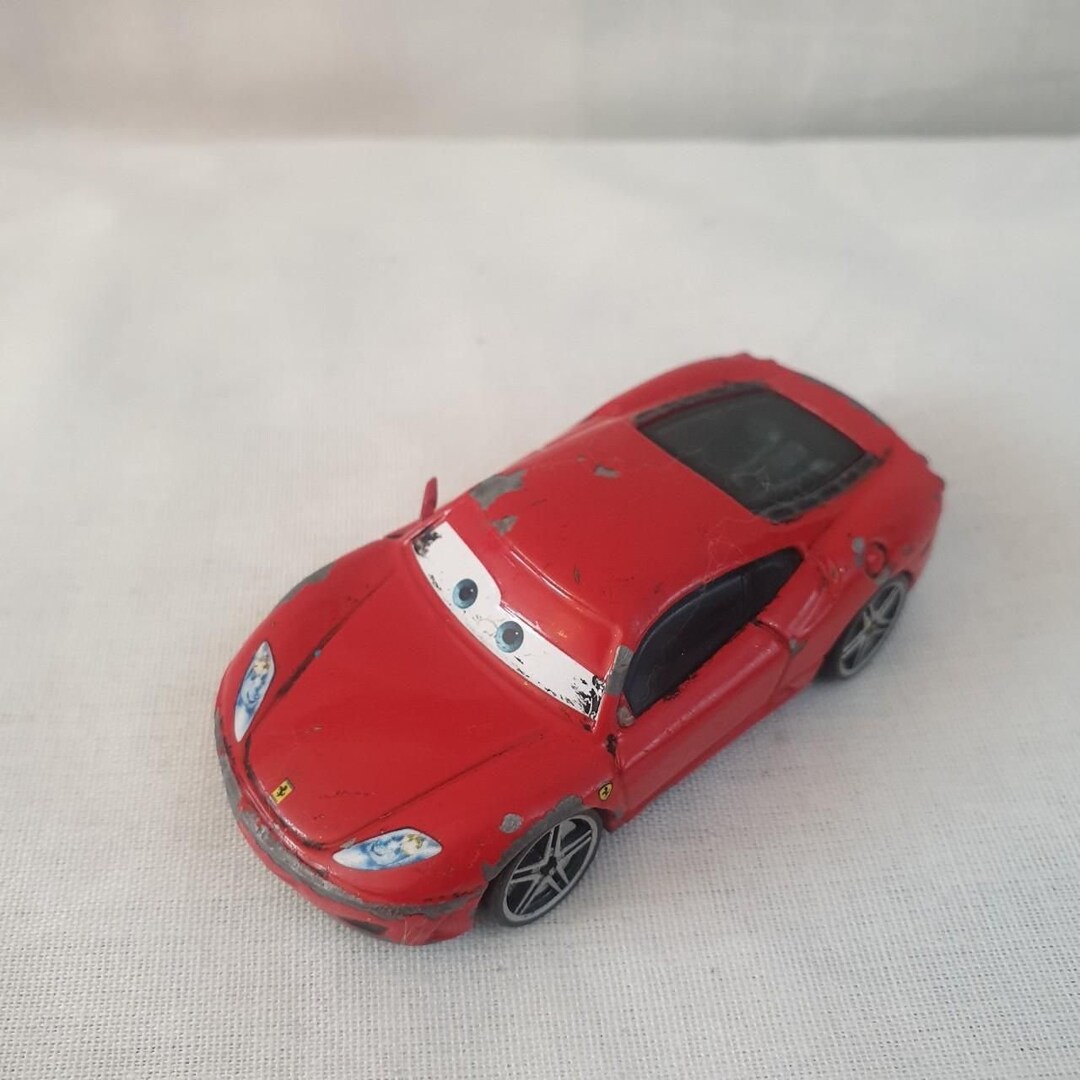 Vintage Disney Pixar Cars Ferrari F430 Racer Diecast 1:55 - Etsy