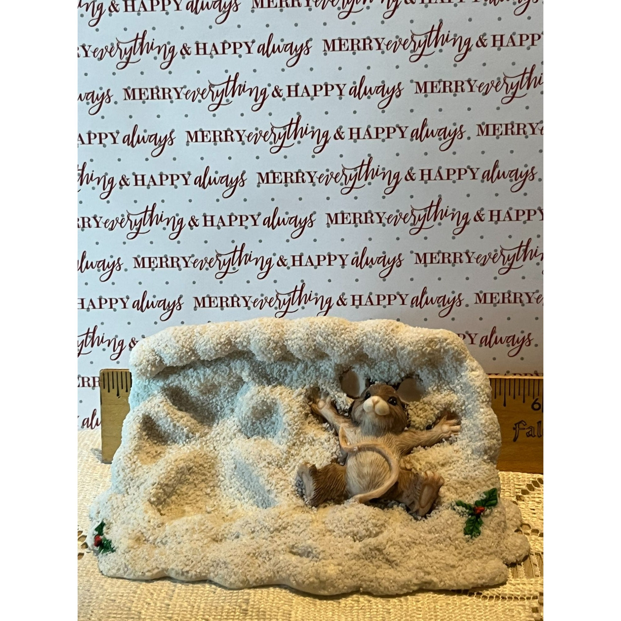 Silvestri Dean Griff Maxine Mouse Making Snow Angels Orig. Box - Etsy