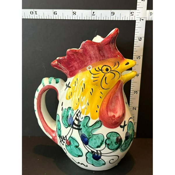Rooster Pitcher - Etsy