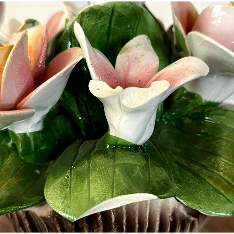 RARE Marked Vintage Capodimonte Floral Centerpiece With Child - Etsy