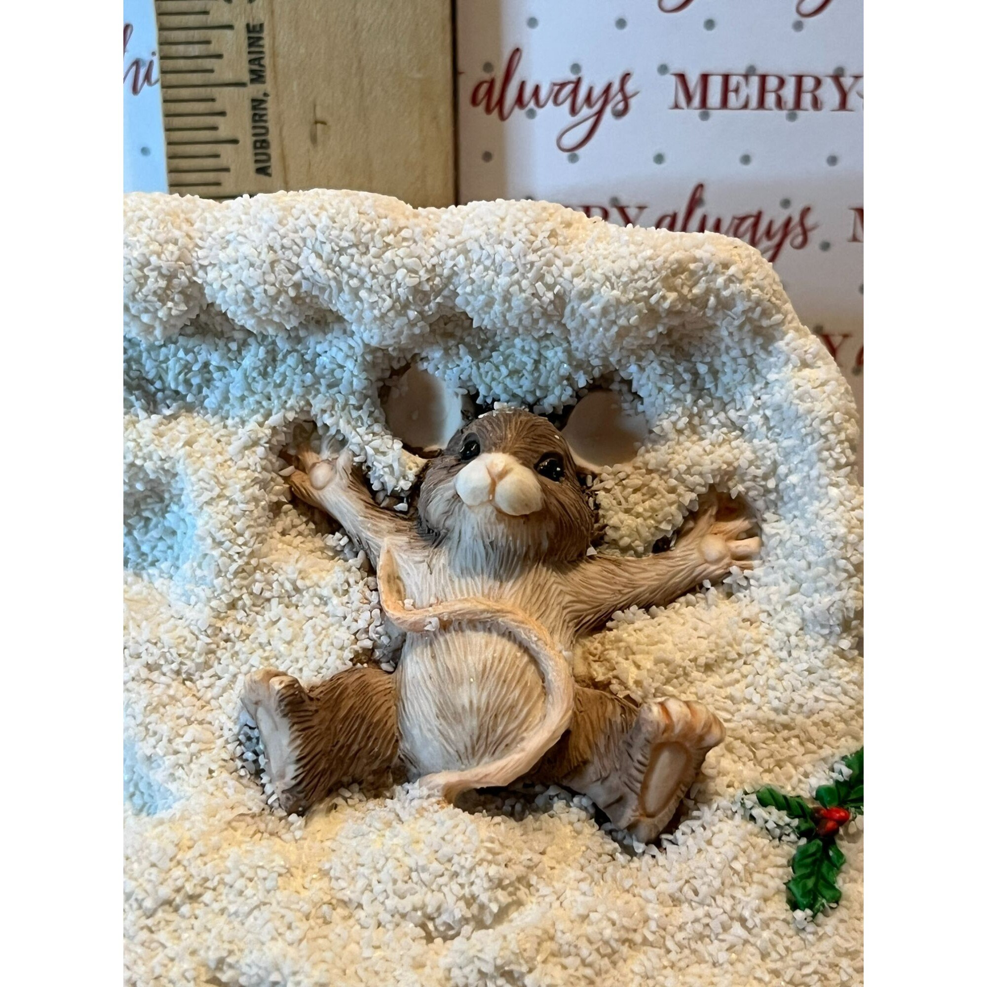 Silvestri Dean Griff Maxine Mouse Making Snow Angels Orig. Box - Etsy