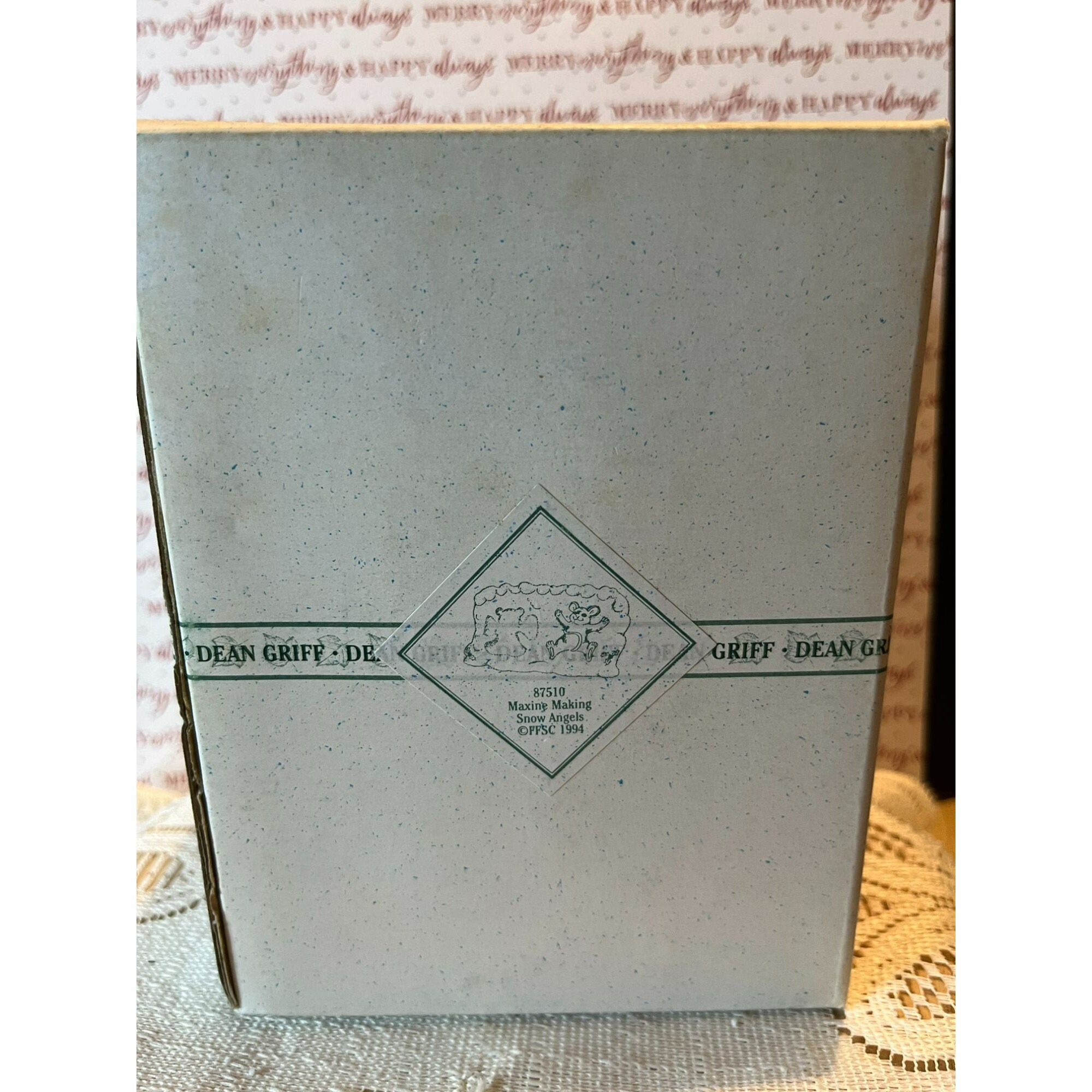 Silvestri Dean Griff Maxine Mouse Making Snow Angels Orig. Box - Etsy