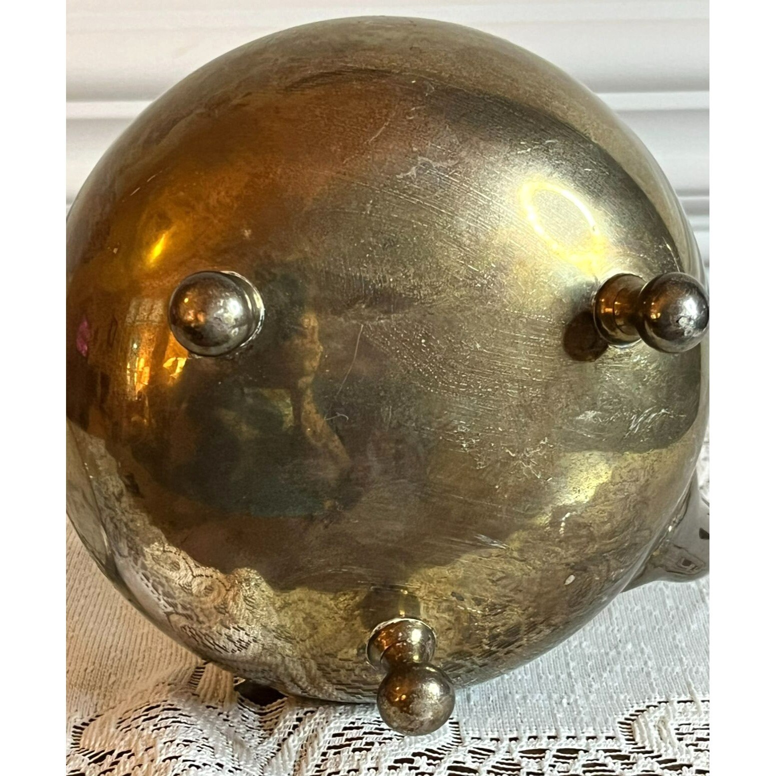 Vintage EPNS Art Deco Style Silver Metal Teapot With Adjustable Handle ...